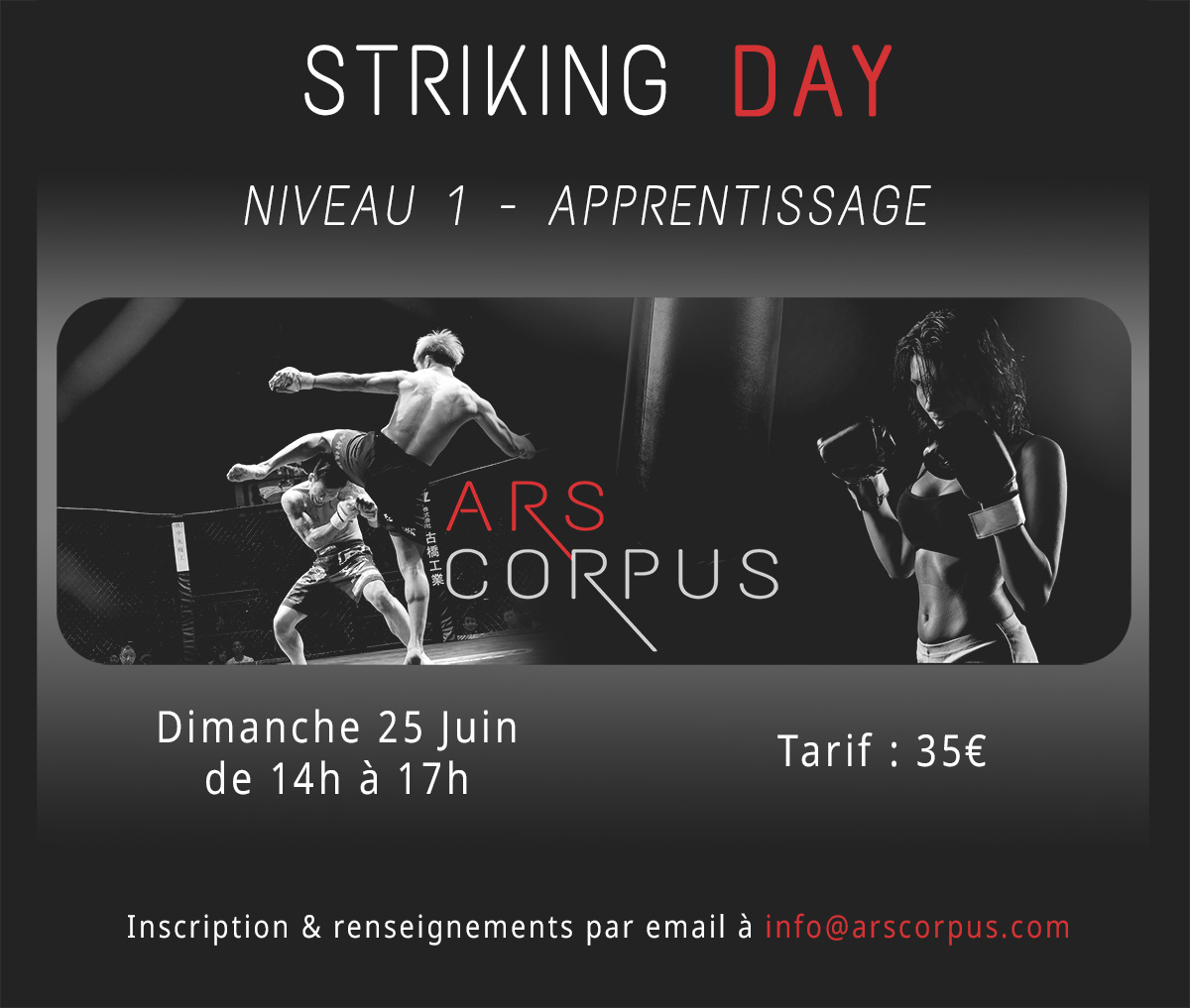 Striking Day Niveau 1 le dimanche 25 juin 2017